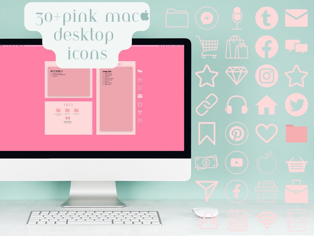 Beige Minimalist Desktop Icons for a Clean and Chic Workspace ｜desktop ...