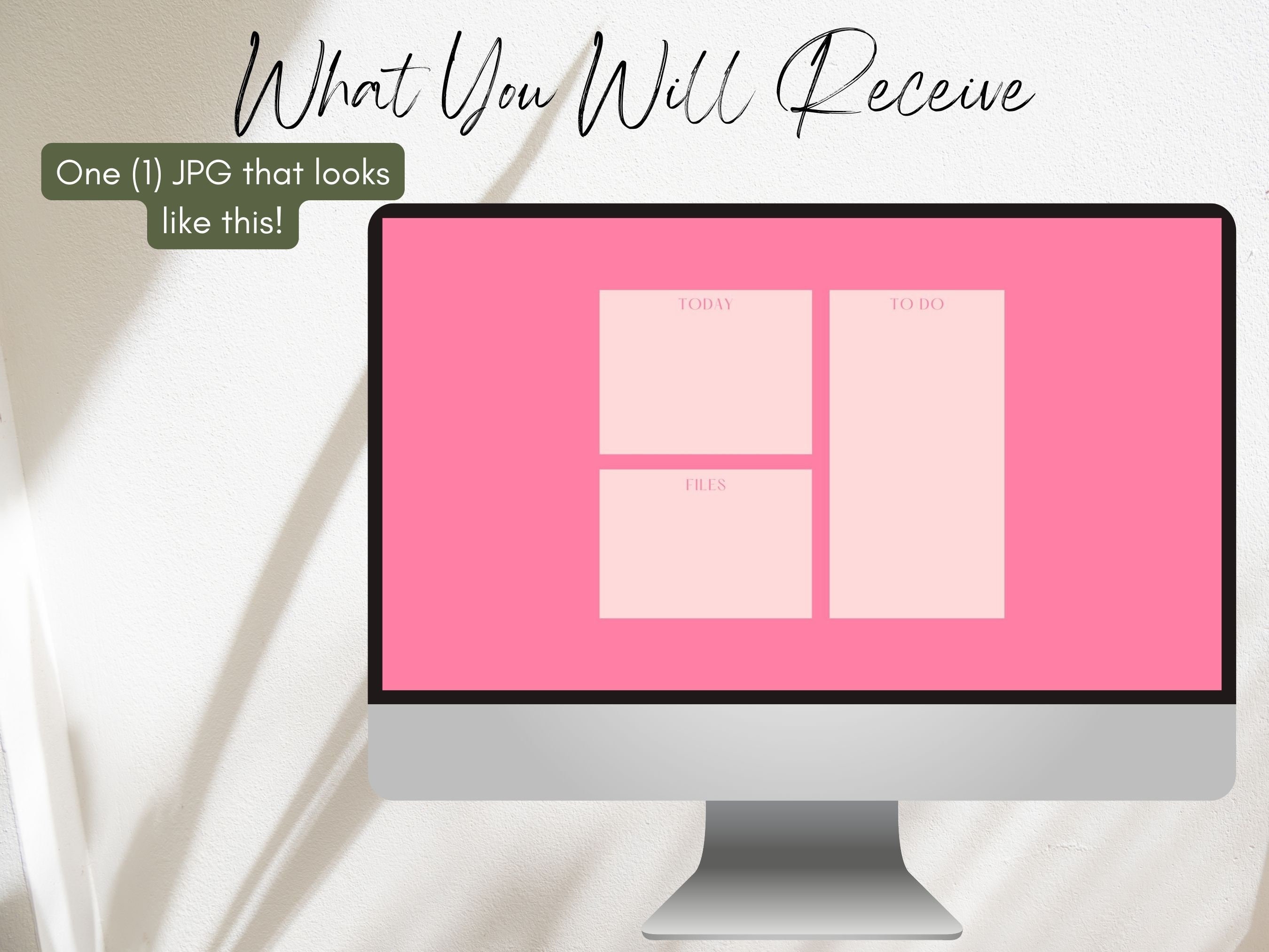 Minimalist Pink Desktop Wallpaper for Productivity and Focus｜desktop ...