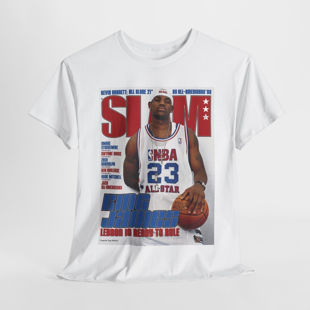 Lebron James Slam T-shirt - Etsy