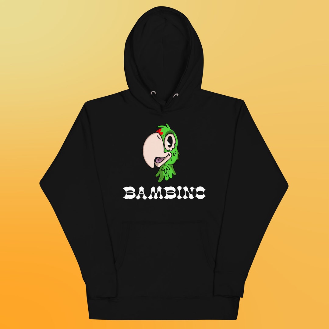 Cartoon Puerto Rican Parrot Iguaca Bird Hoodie | Bambino - Etsy