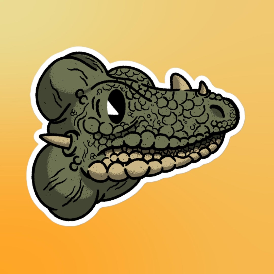Cartoon Puerto Rico Mona Ground Iguana Vinyl Die Cut Sticker | Gift for ...