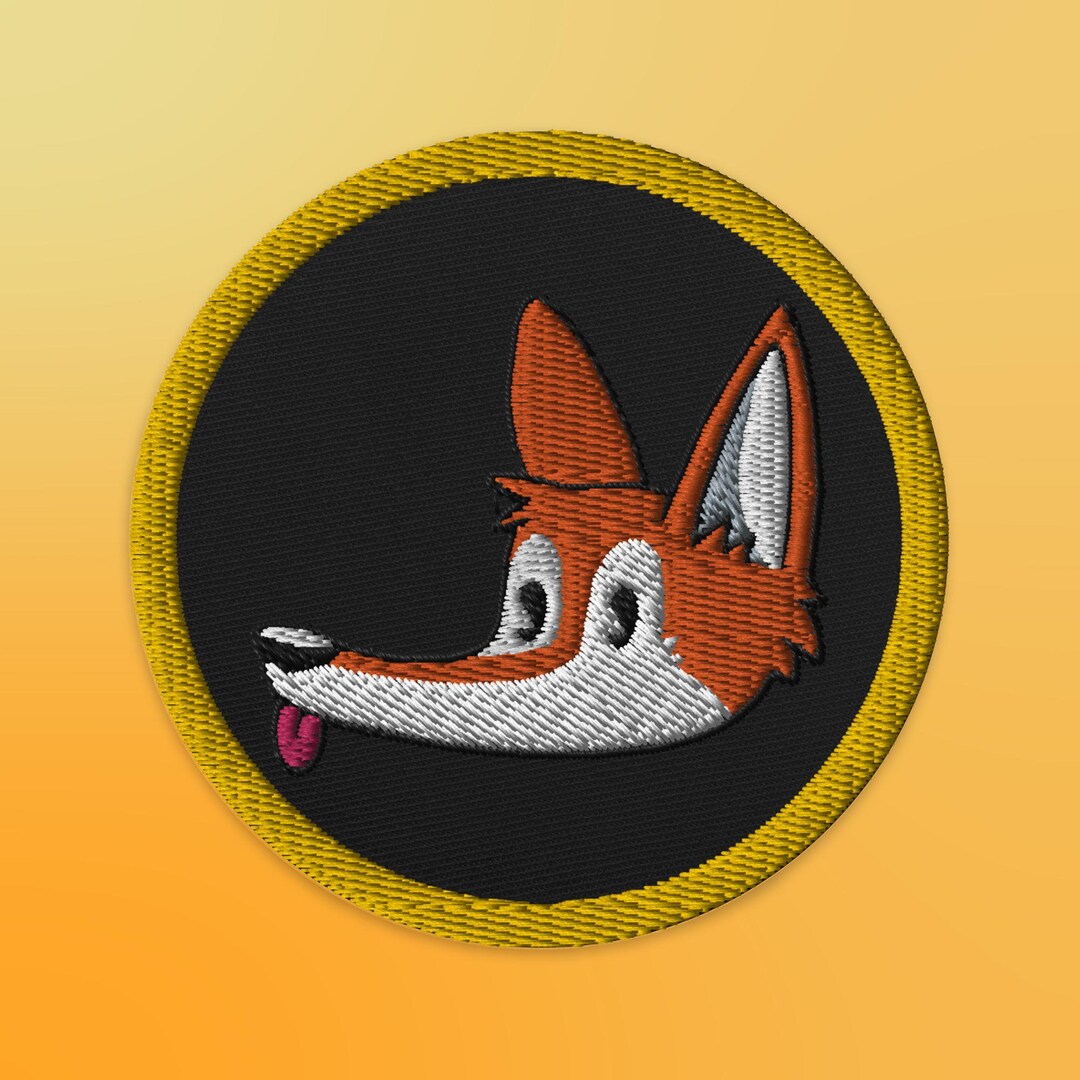 3" Cartoon Fox Embroidered Iron on Patch | Fox Sew on Patch ...
