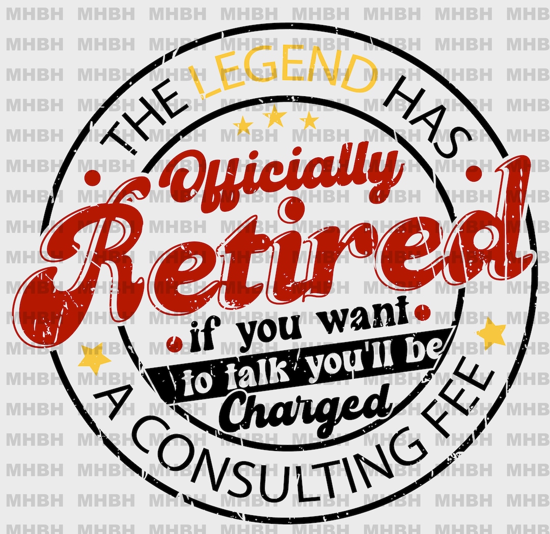 PNG ~ Offically Retired ~ Sublimation Graphic- Tshirt - Digital Image ...