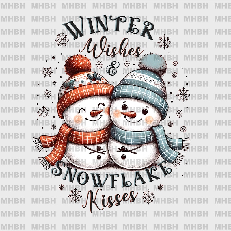 Holiday Wishes Transfers - Etsy