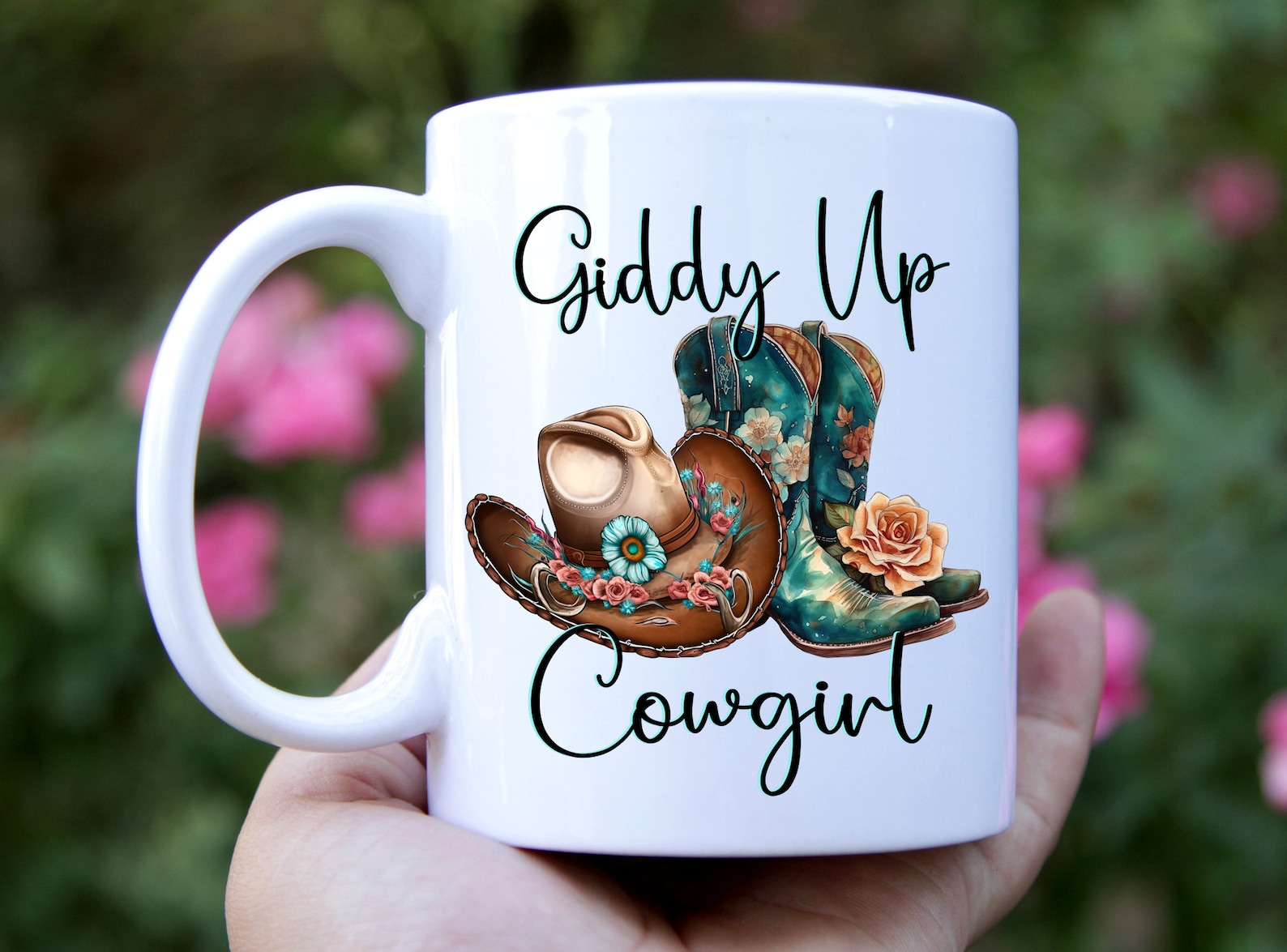 Giddy up Cowgirl PNG Sublimation Cowgirl Tshirt Digital Image Tote Bag ...