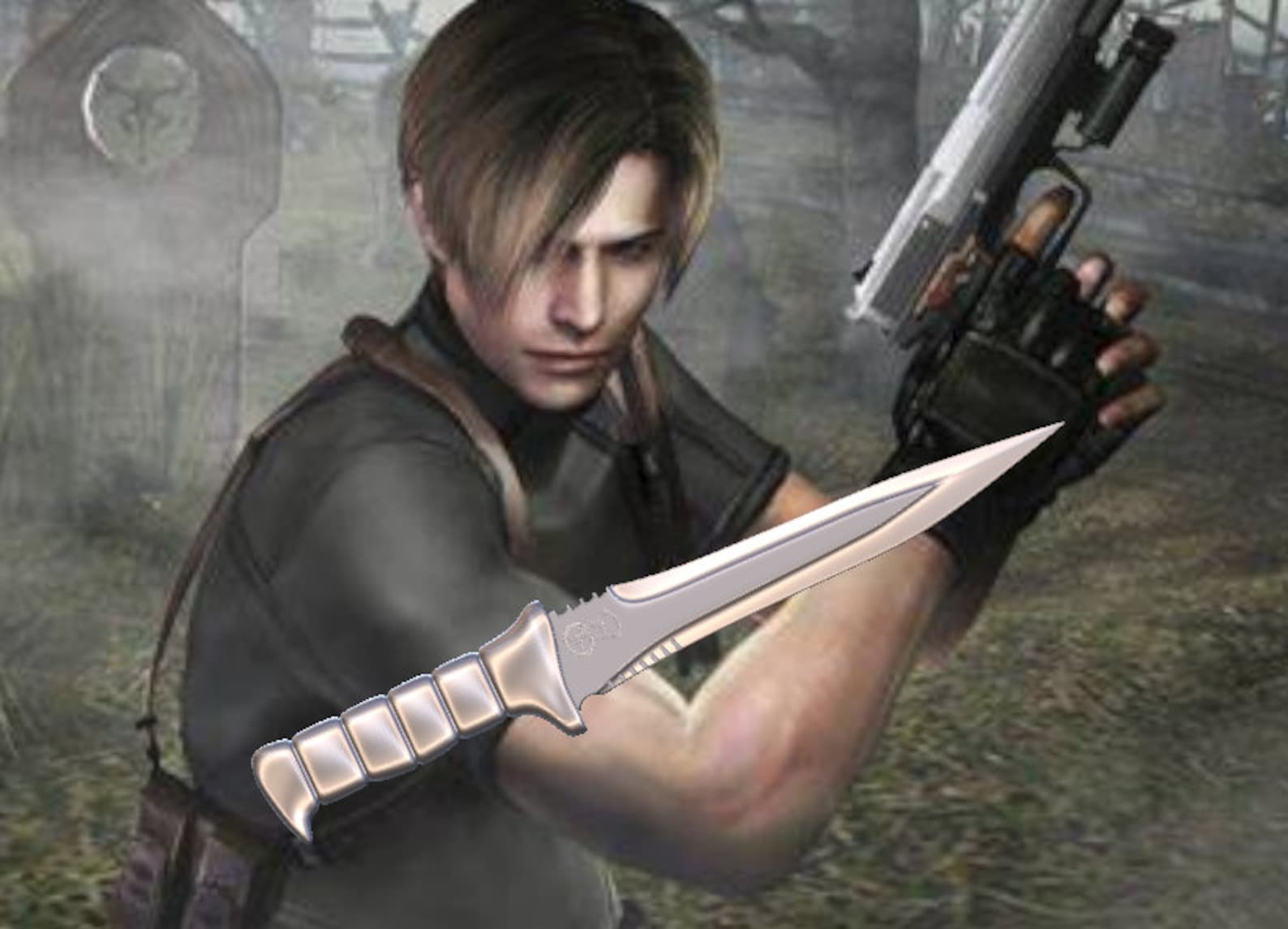 Resident Evil 4 Leon Kennedy Knife 3D Model - Etsy