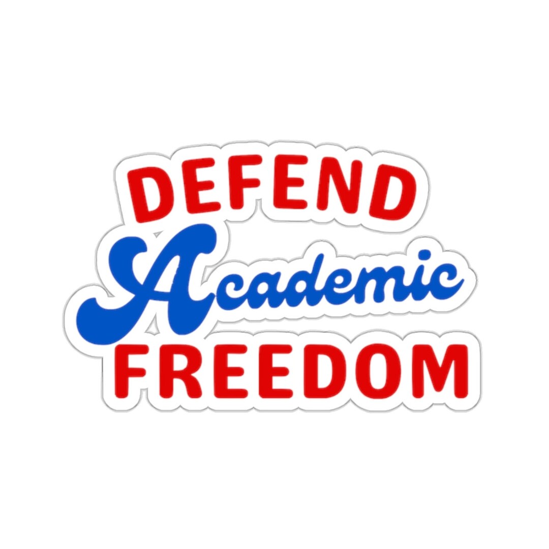 Defend Academic Freedom Kiss-cut Stickers - Etsy