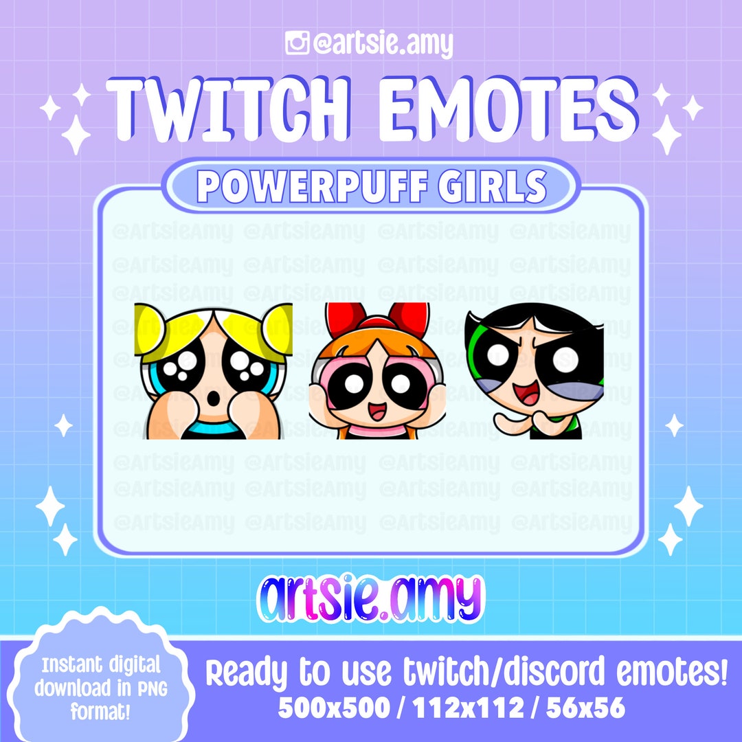 Powerpuff Girls Emotes - Etsy