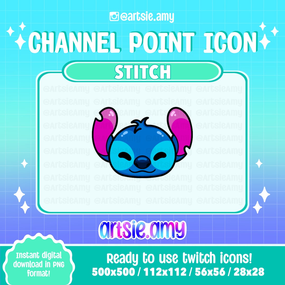 Stitch Channel Point Icon - Etsy