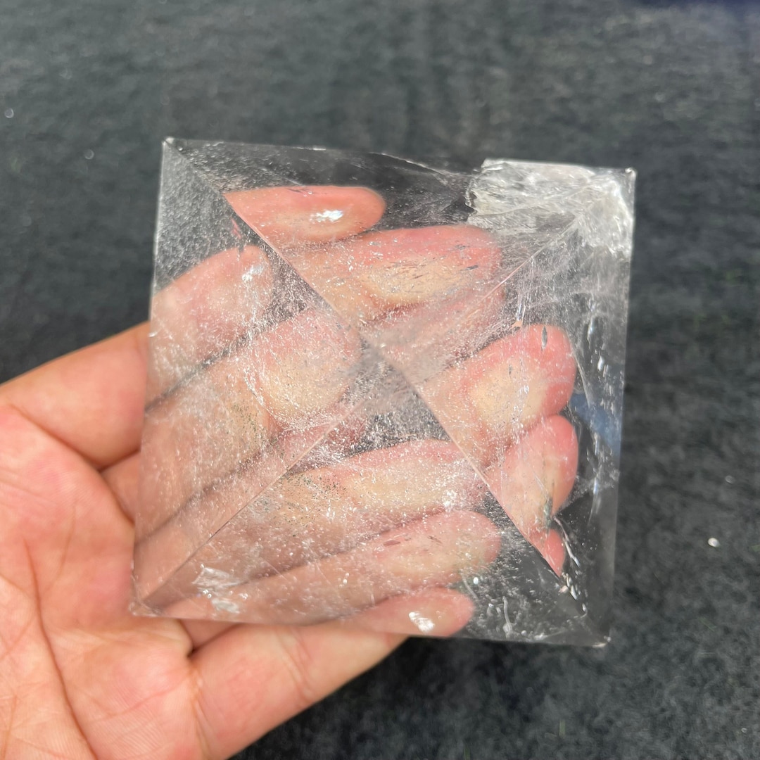 Large Size Clear Quartz Pyramid Energy/reiki/crystal Healing - Etsy
