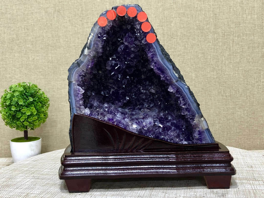 Quality Amethyst Cathedral 11.4 Tall and 22.44lb Brazilian Amethyst ...