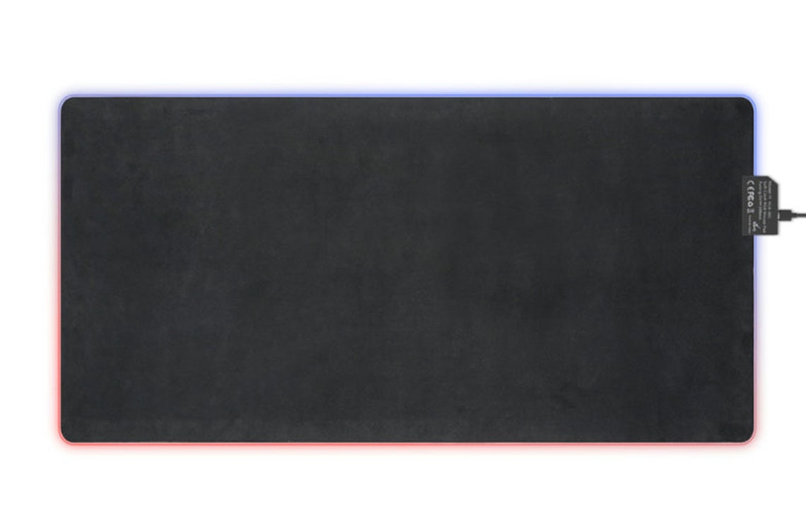 LED Lighting Gaming Mouse Pad RGB Non-slip Base USB Customizable Gaming ...