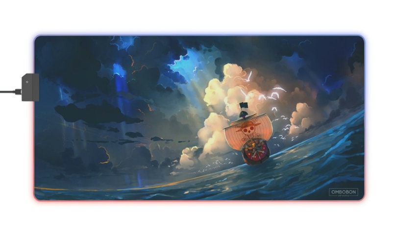 LED Lighting Gaming Mouse Pad RGB Non-slip Base USB Customizable Gaming ...