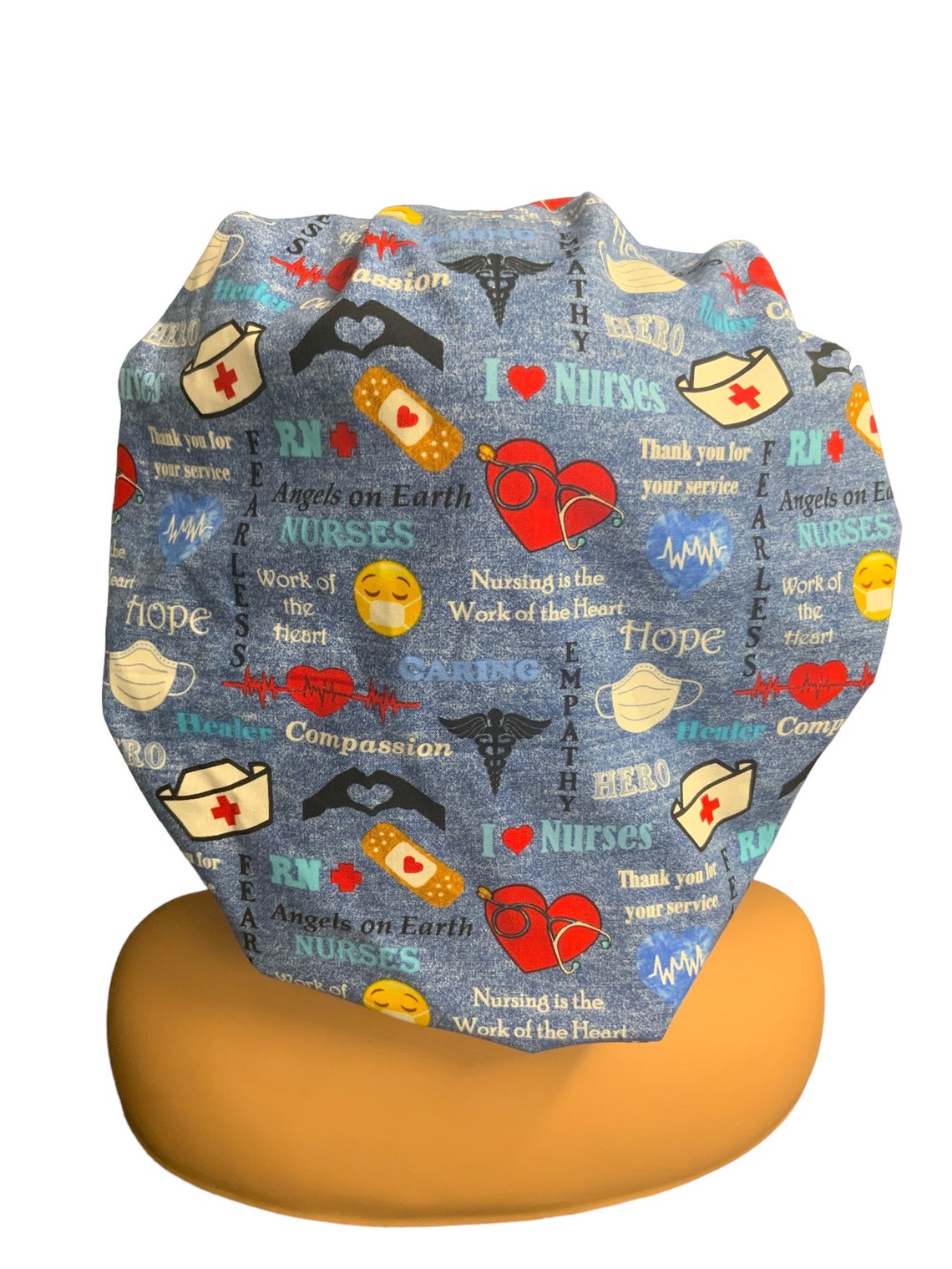 Nurse, Healthcare, Bouffant, European,scrub, Surgical, Bonnet or Hair ...