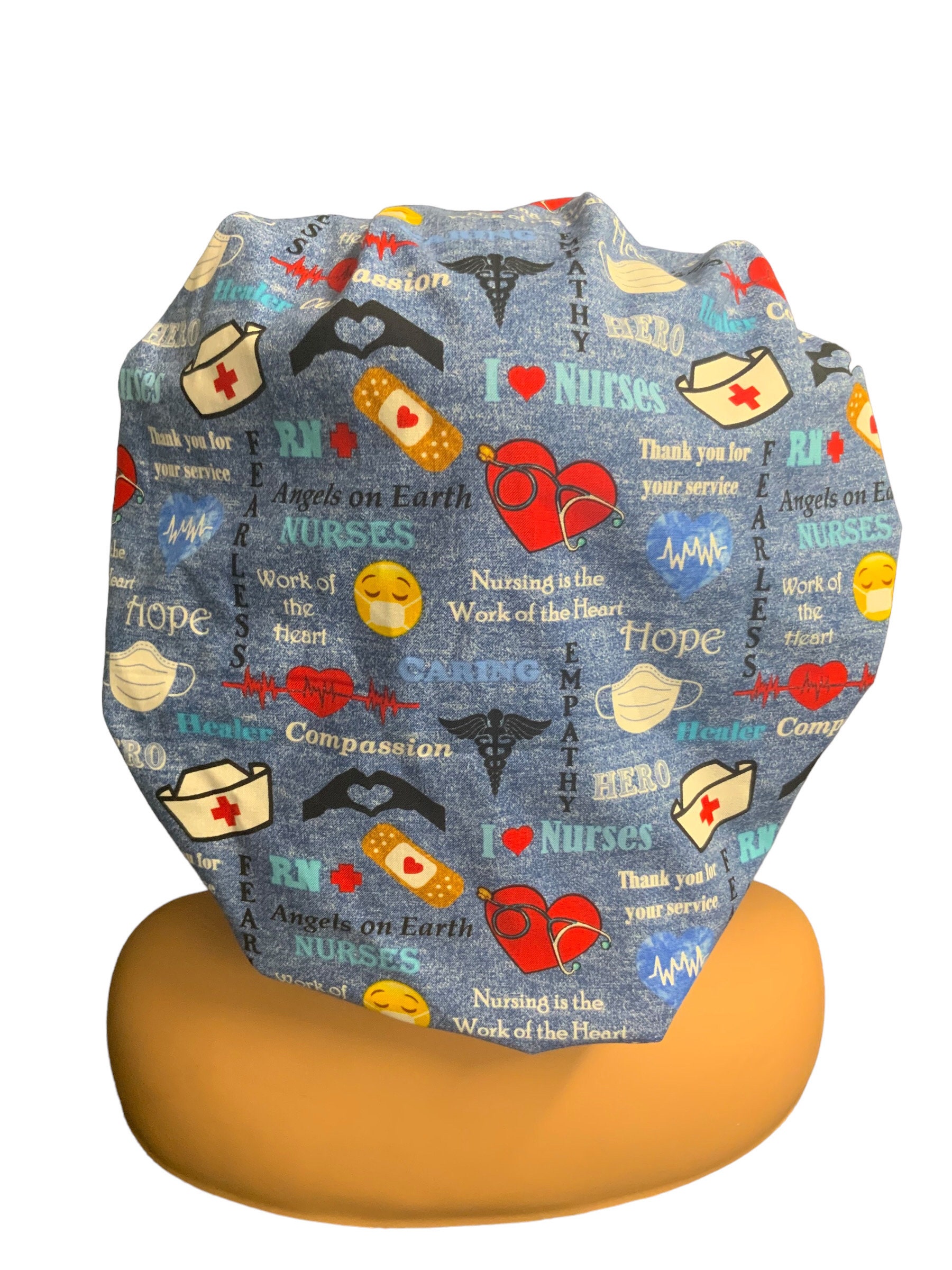 Nurse, Healthcare, Bouffant, European,scrub, Surgical, Bonnet or Hair ...