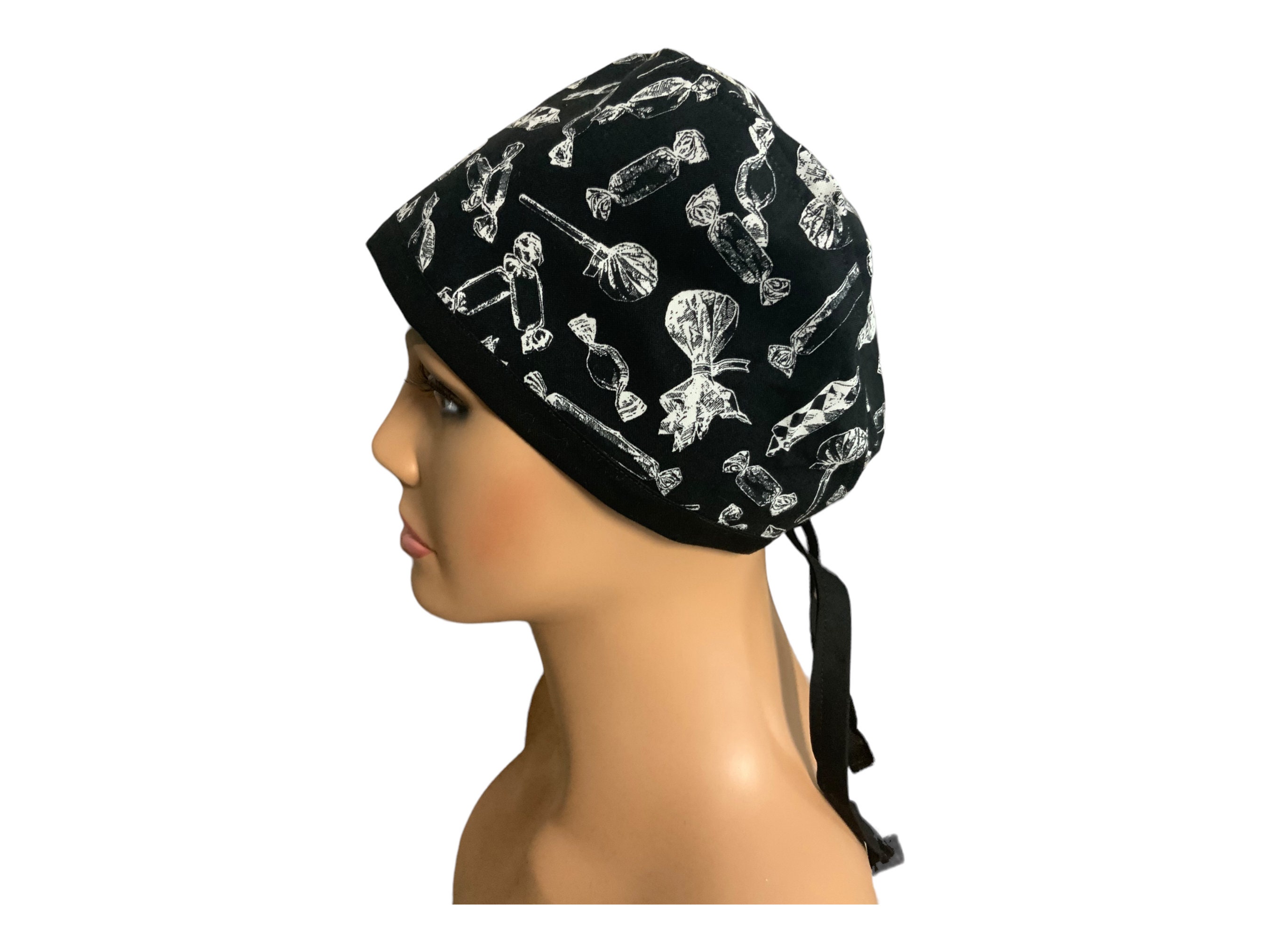 Halloween Candy, Surgeons, Unisex, Surgical, Scrub, Hair Covering Hat ...