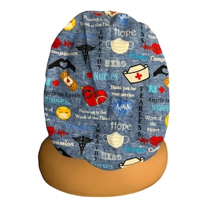 Nurse, Healthcare, Bouffant, European,scrub, Surgical, Bonnet or Hair ...