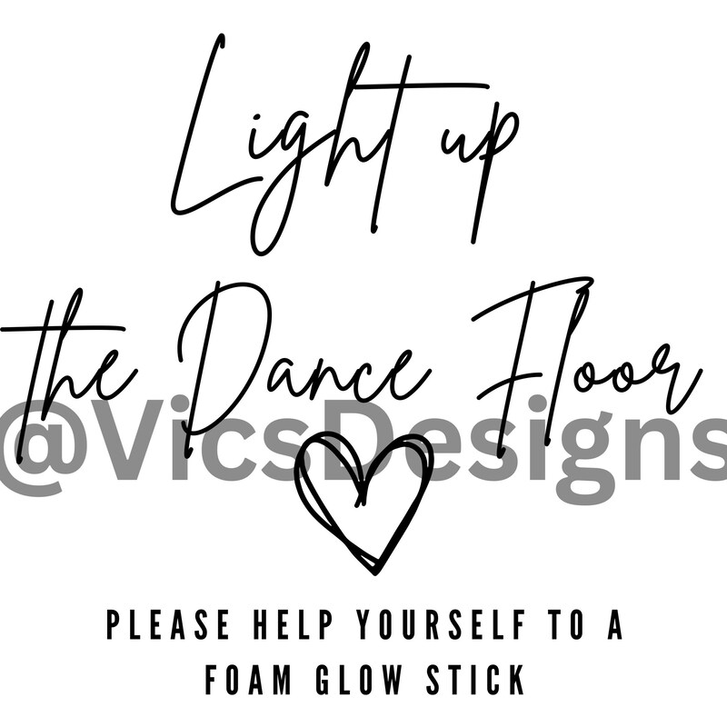 Dance Floor Sign - Etsy