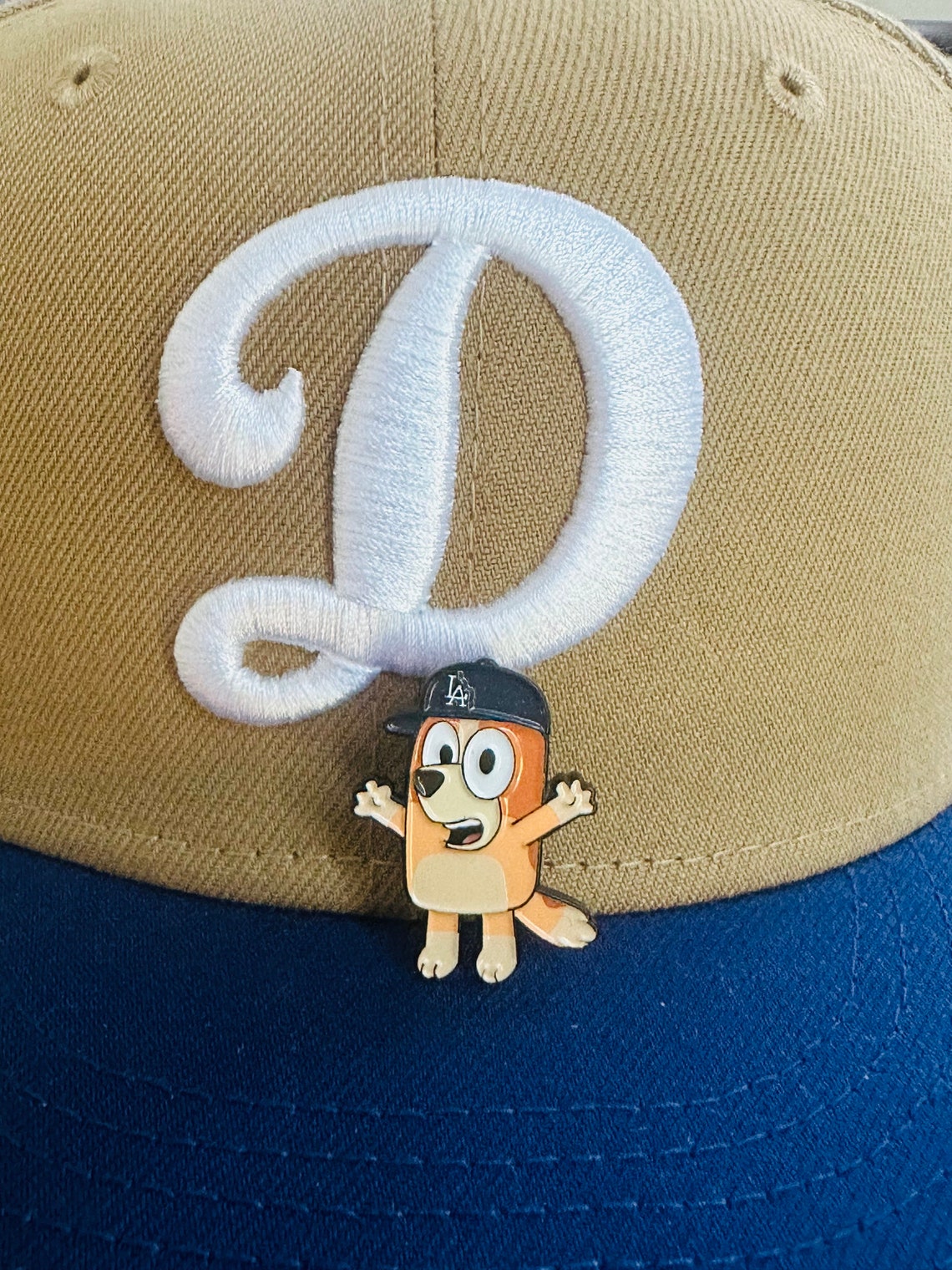 Dodger Bluey & Bingo Pin - Etsy
