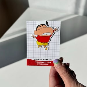 Quirky Crayon Shin-chan Bookmark -A Nostalgic Delight! Cute Bookmark ...