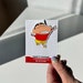 Crayon Shin-chan Bookmark: Magnetic Laminated Anime Page Saver - Etsy