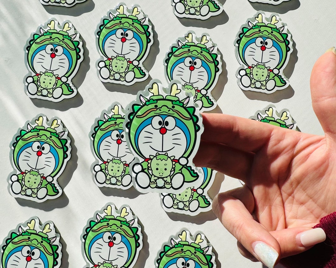 Dragon Doraemon Cute Fridge Magnet - Cute Acrylic Charm, Kawaii Magnet ...