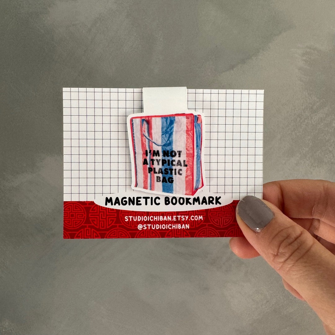 Classic "i'm Not a Typical Plastic Bag" Magnetic Bookmark- Planner ...