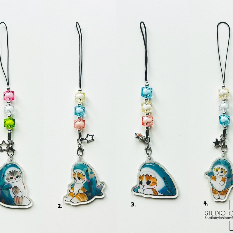 Japanese Cat Plush Keychain - Etsy