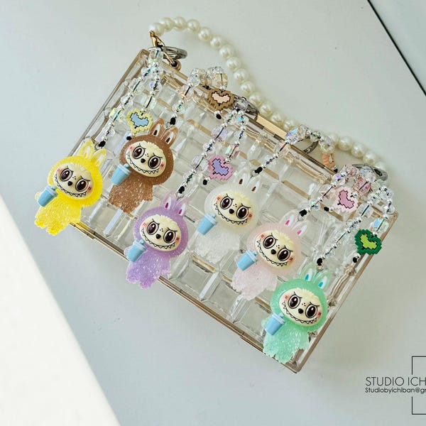 Labubu Keychains - Etsy
