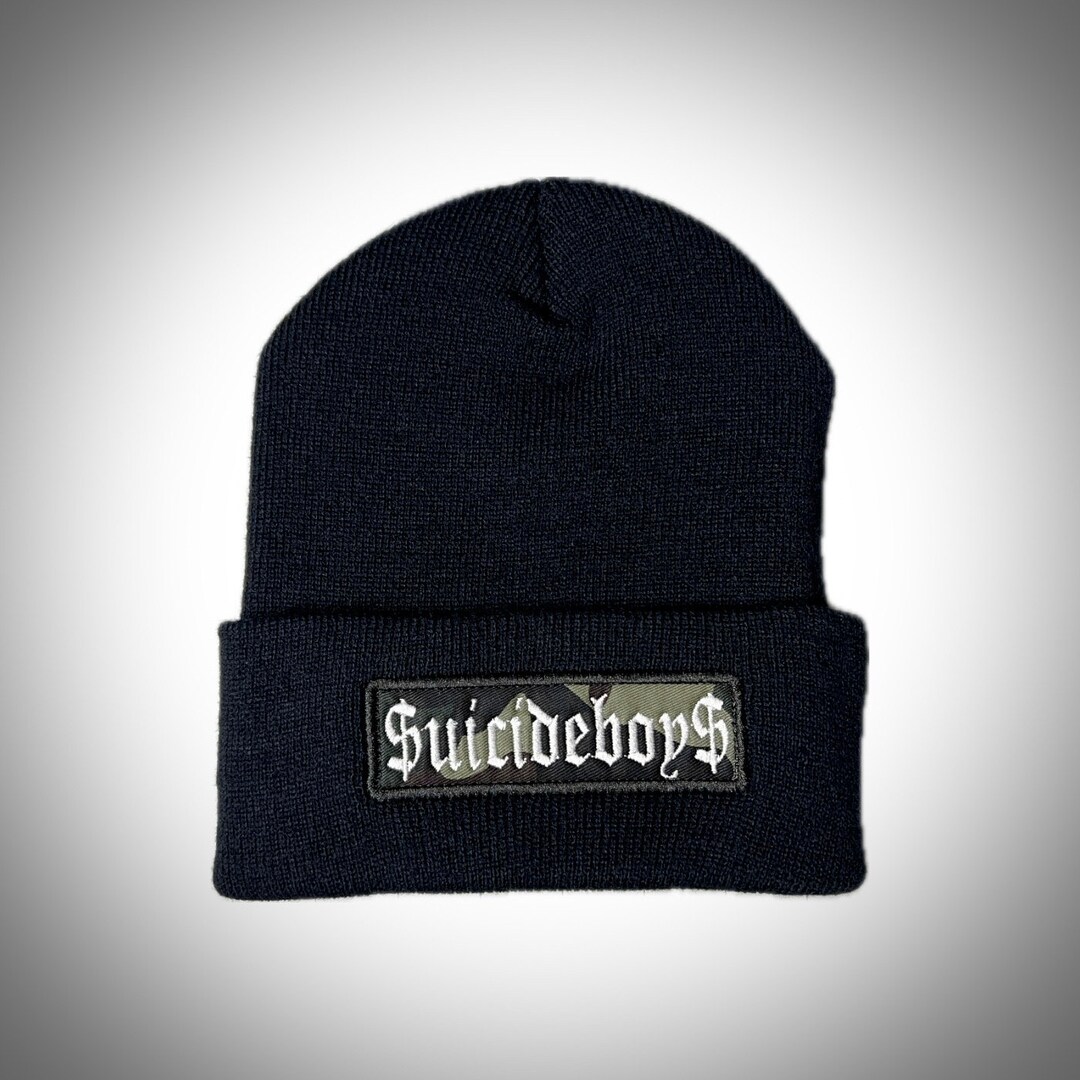 SUICIDEBOYS CAMO Embroidered Beanie / G59/ Headwear/ One Size Fits Most ...