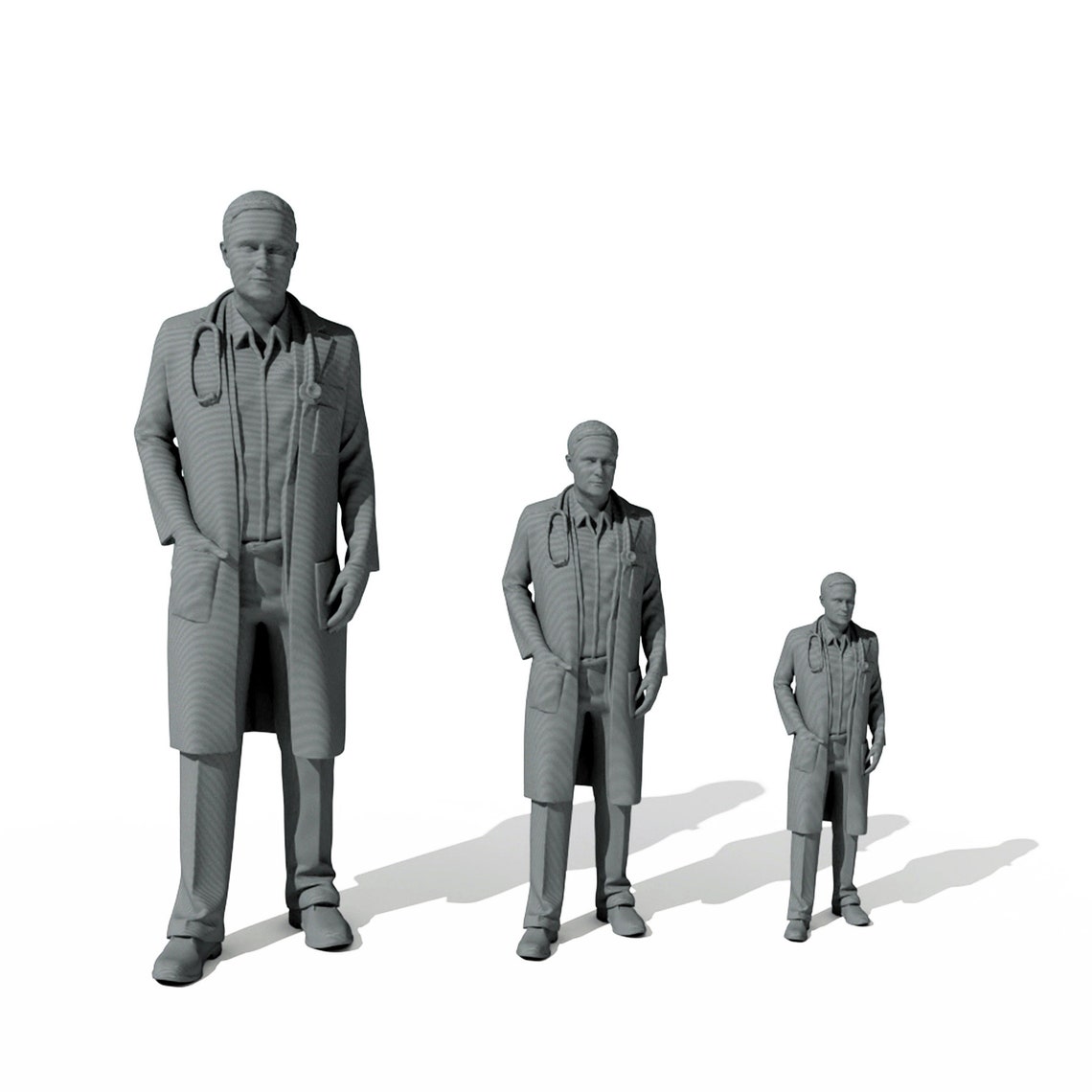 Male Doctor Miniature Model, Architecture Model, Hospital Model ...