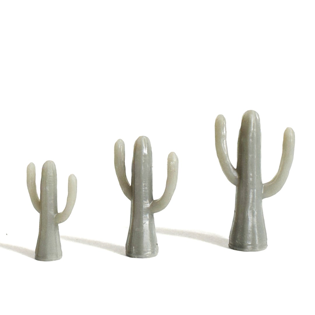 Cactus Model With 3 Branches, Model Houses, Railway Model, Wargame ...