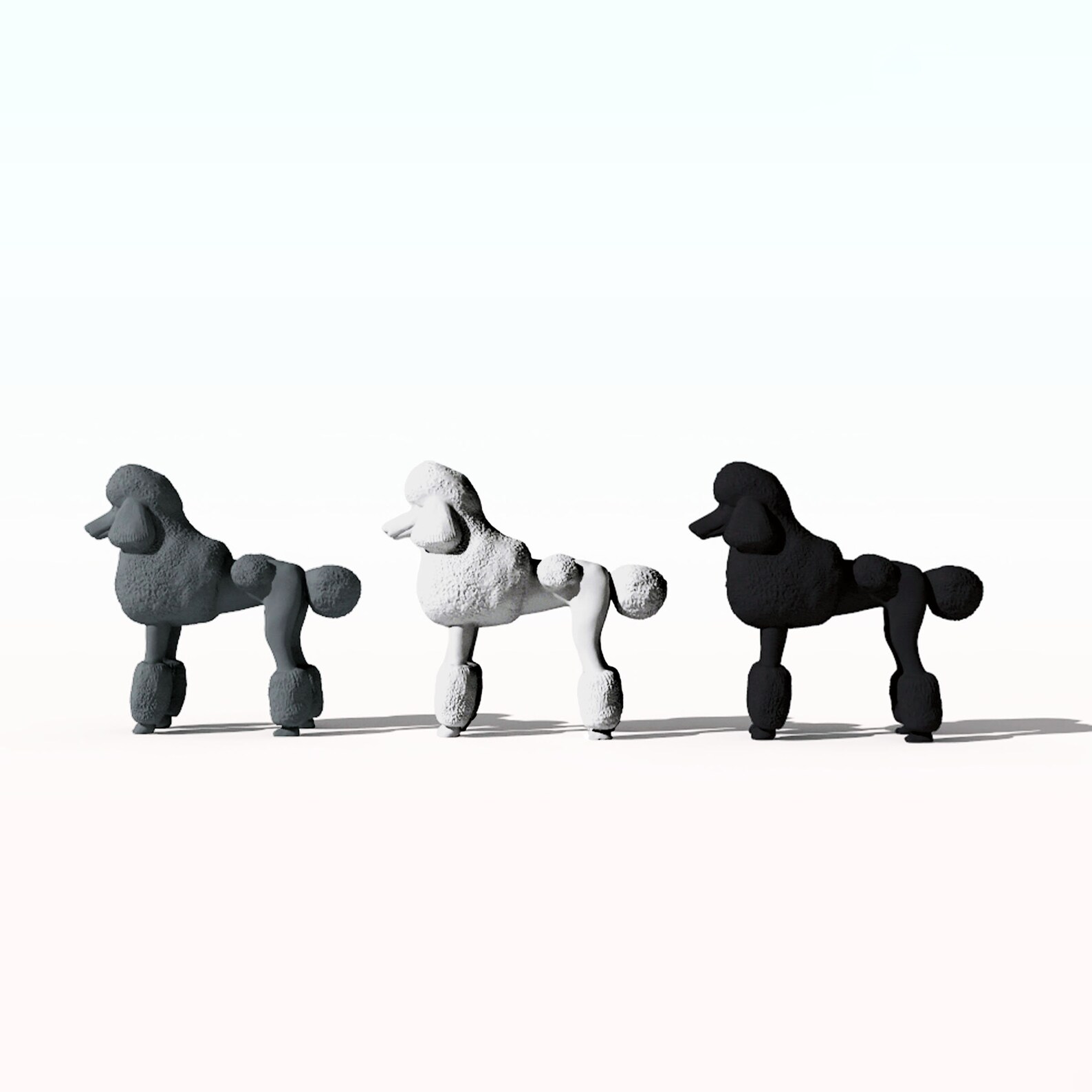 Poodle Model, Miniature Poodle, Poodle Model Houses, Railway Model ...