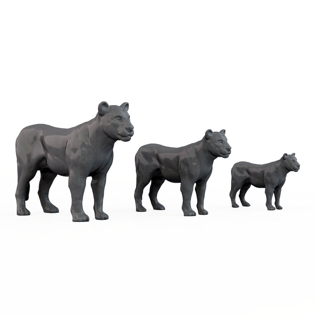 Lioness Model, Miniature Lioness, Lioness Model Houses, Railway Model ...