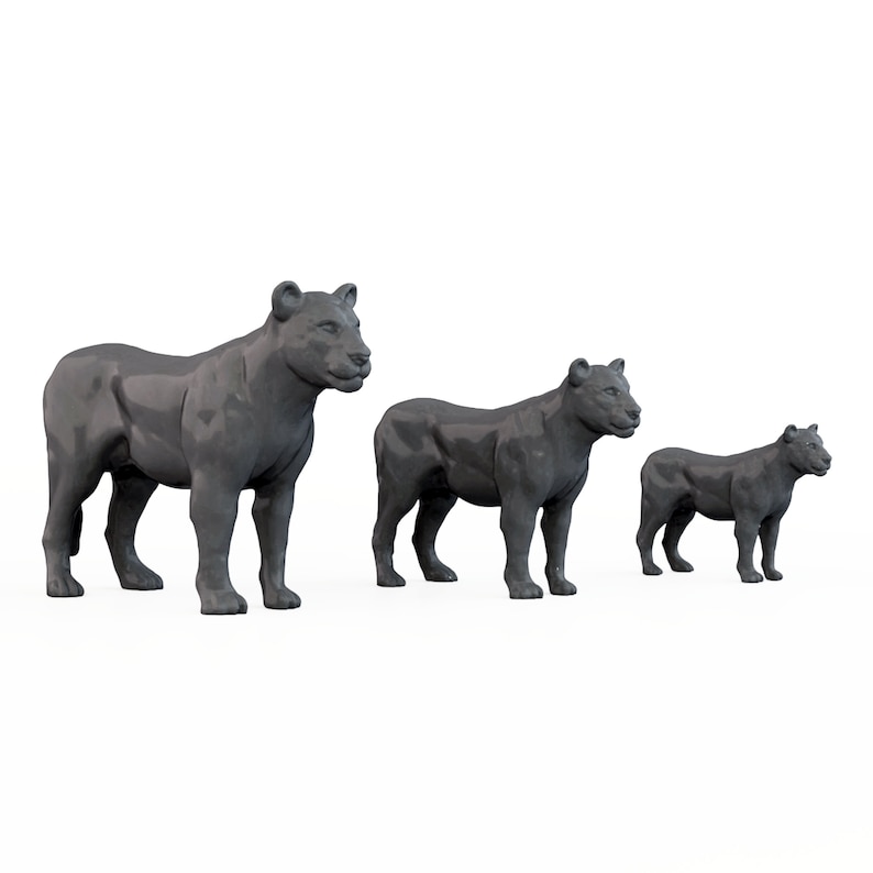 Lioness Model, Miniature Lioness, Lioness Model Houses, Railway Model ...