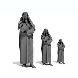 Miniature Man Figure in Traditional Arab Garment, Railway Model ...