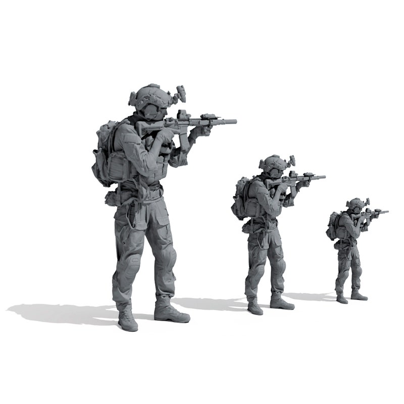 Painted Model Soldiers - Etsy