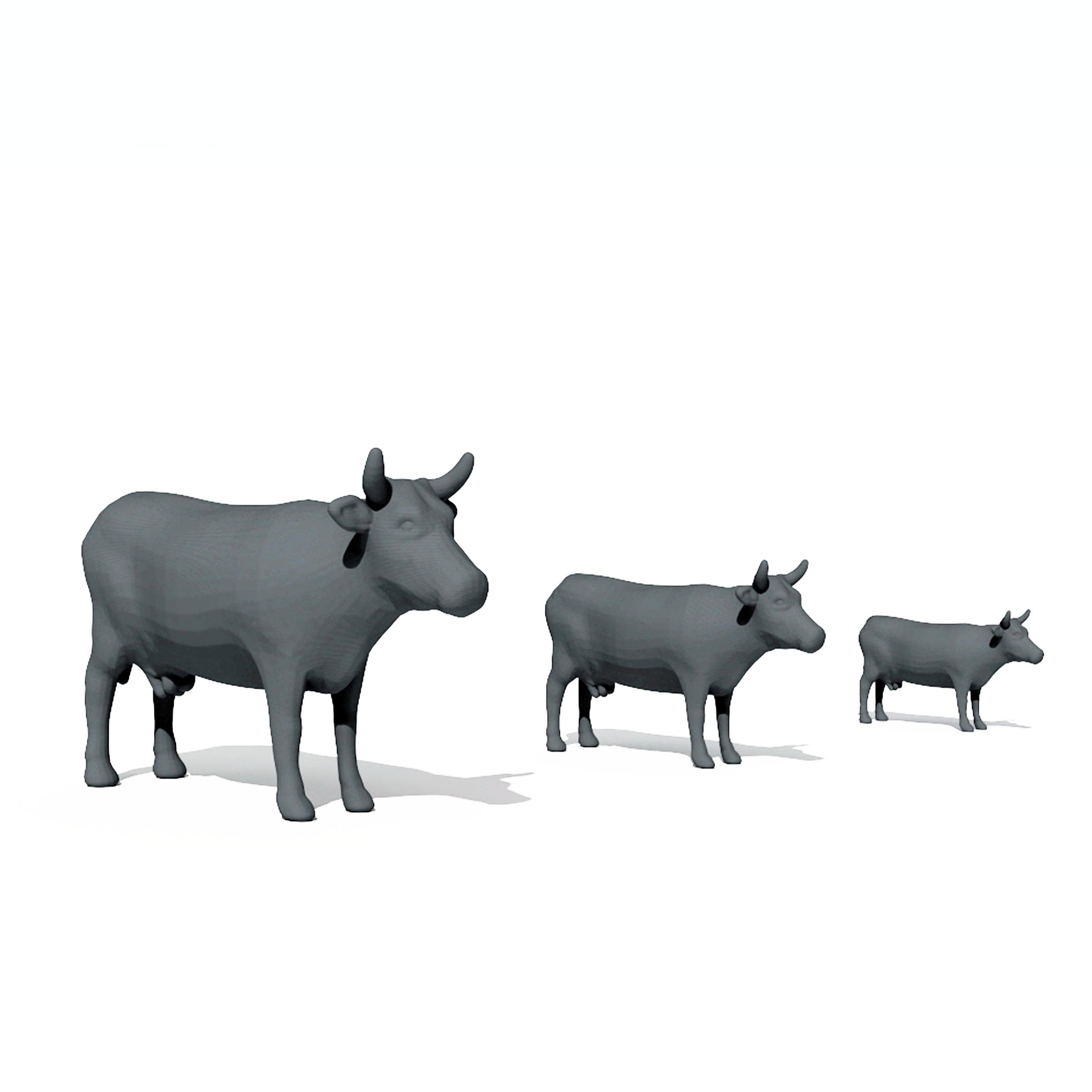 Cow Model, Mini Cow, Model Houses, Railway Model, Wargame, Architecture ...