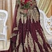 South Asian Bridal Dress; Red Wedding Dress - Etsy