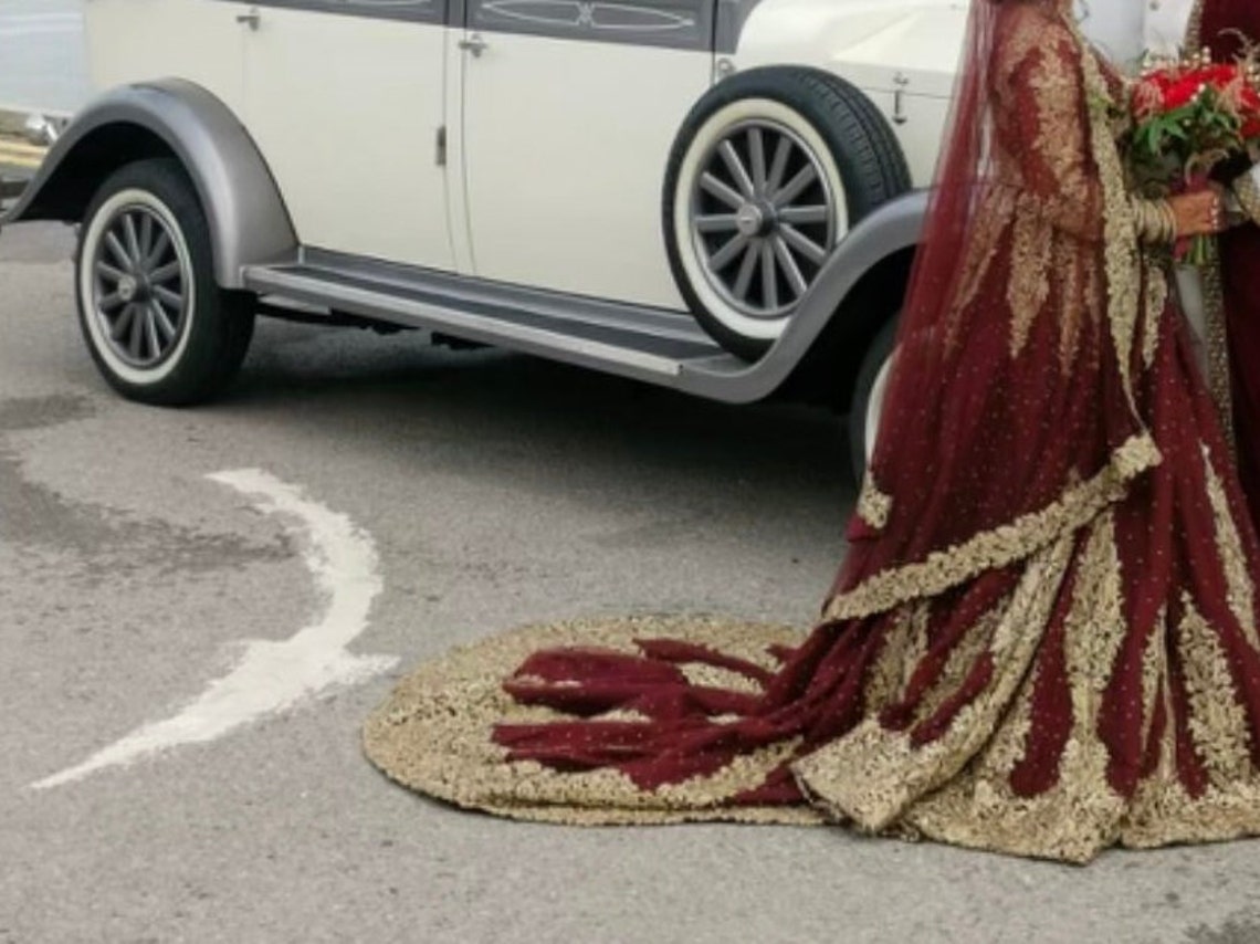 South Asian Bridal Dress; Red Wedding Dress - Etsy