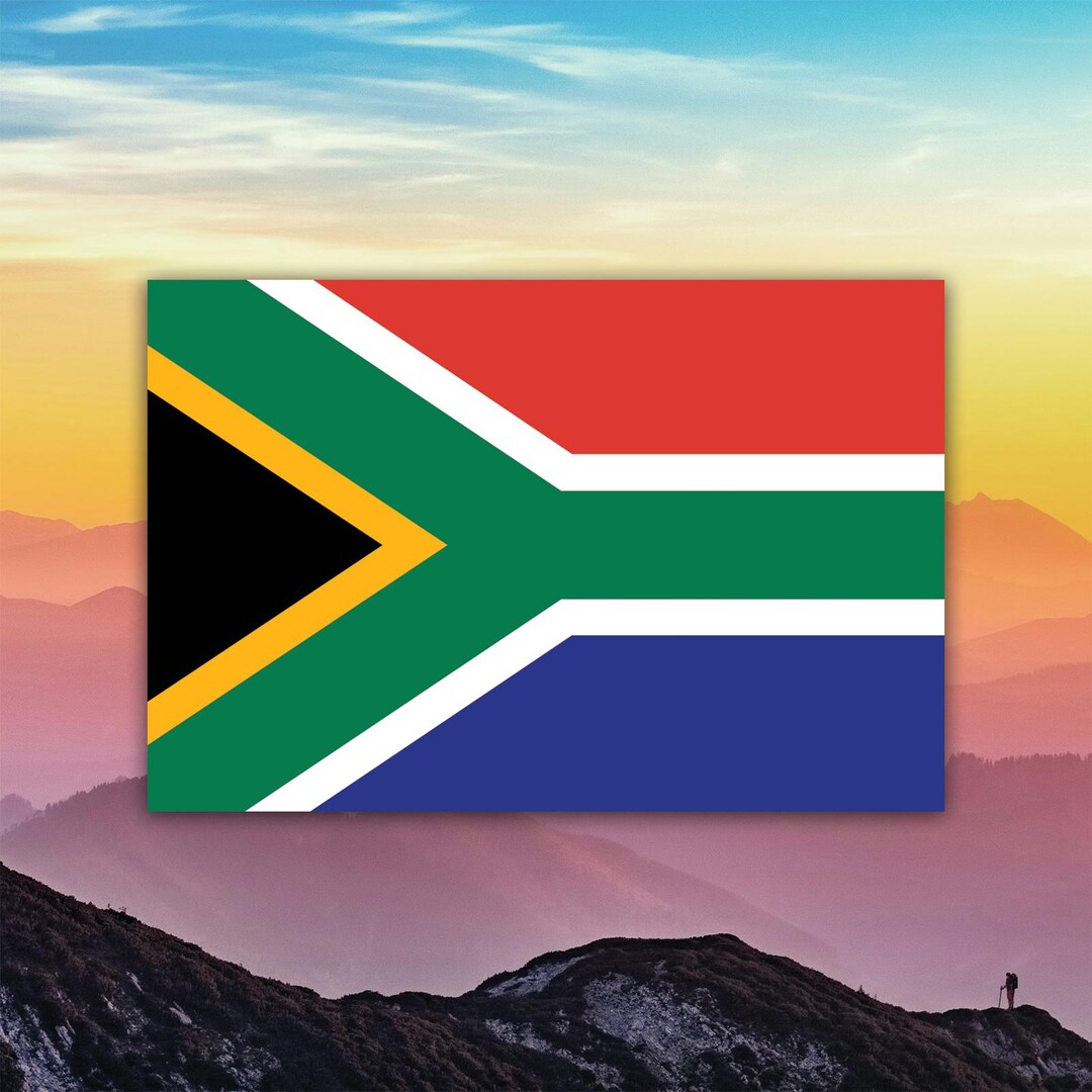 South African Flag Sticker Decal / Die Cut / Many Sizes / Weatherproof ...