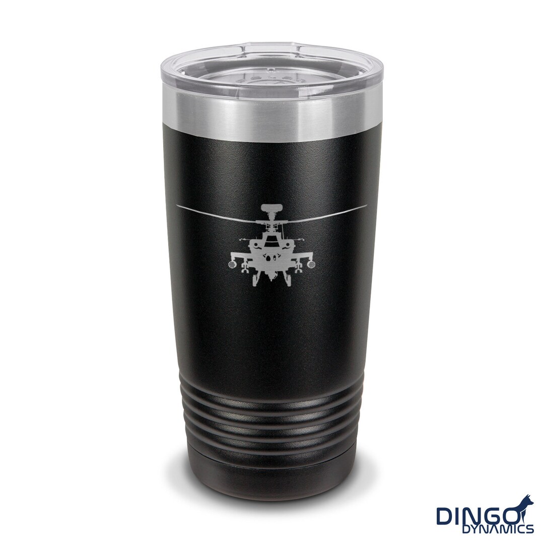 AH-64 Apache Tumbler / 20 or 30 Oz / Choose Color / Polar Camel ...