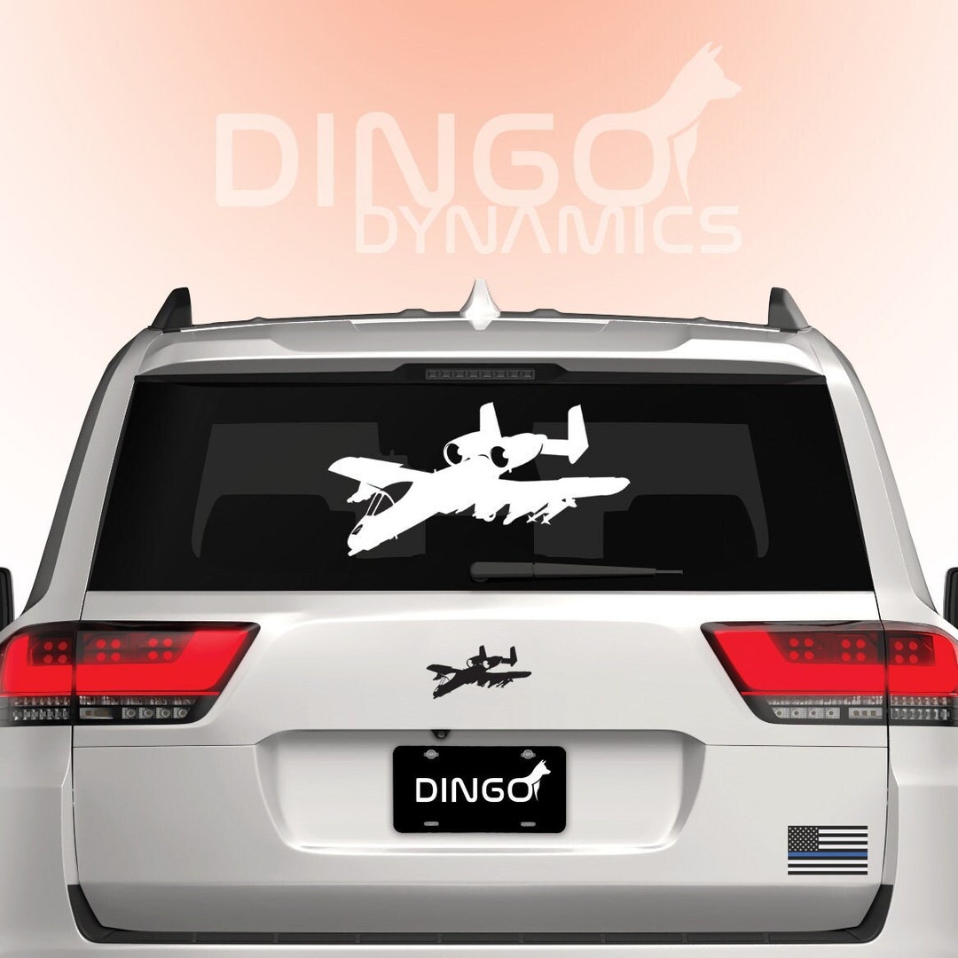 A-10 Thunderbolt II Angled Sticker Decal / Die Cut / Many Sizes ...