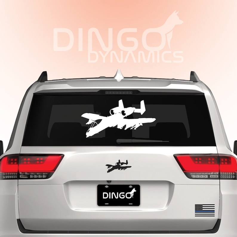 A-10 Thunderbolt II Angled Sticker Decal / Die Cut / Many Sizes ...