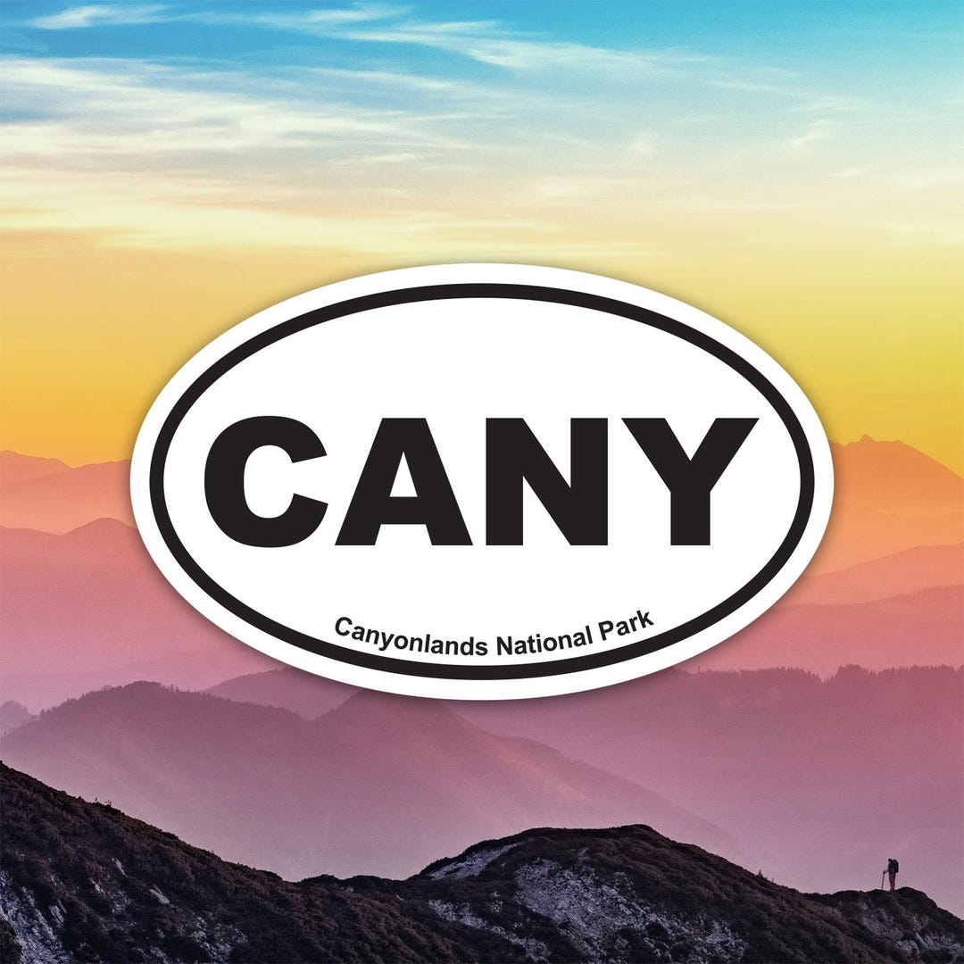 CANY Canyonlands National Park Sticker Decal / Die Cut / Many Sizes ...