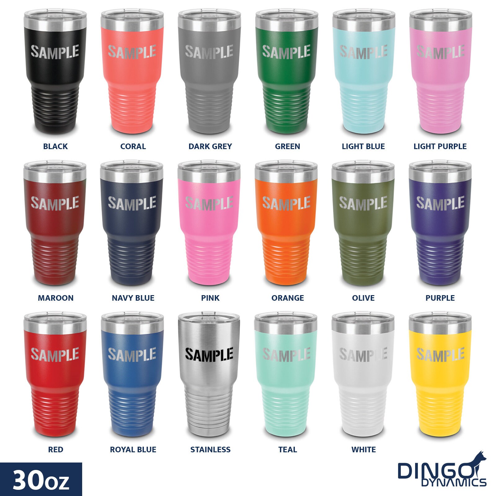 AH-64 Apache Tumbler / 20 or 30 Oz / Choose Color / Polar Camel ...