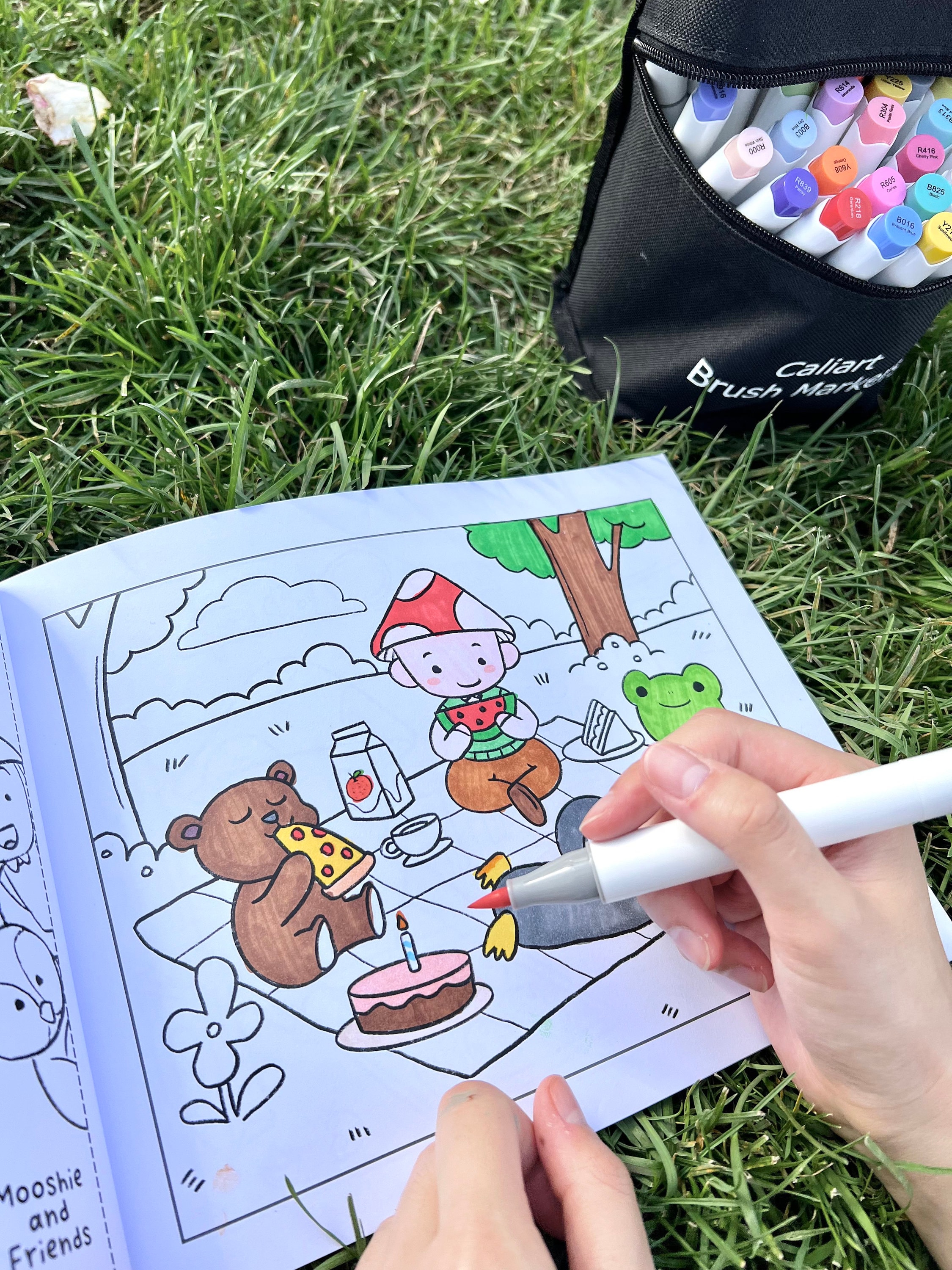 Mooshie and Friends Coloring Book - Etsy
