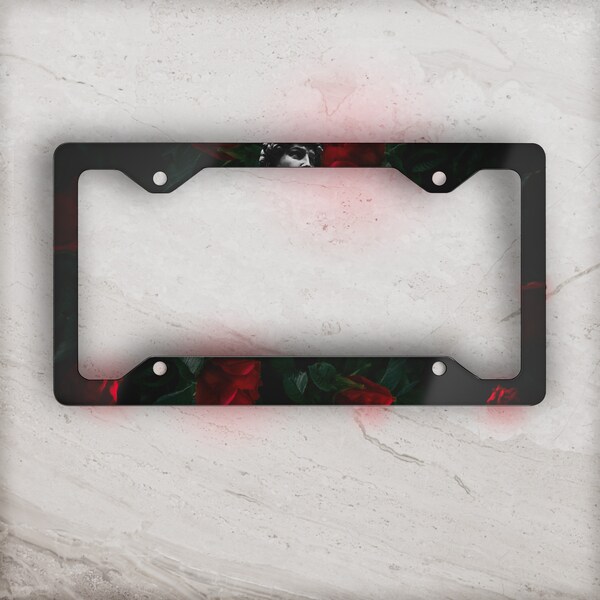 Roses License Plate Frame - Etsy