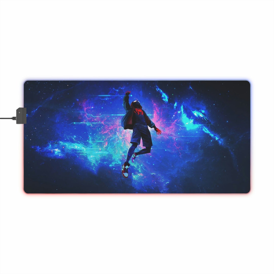 Spider Man Miles Morales LED Gaming Mouse Pad - Etsy