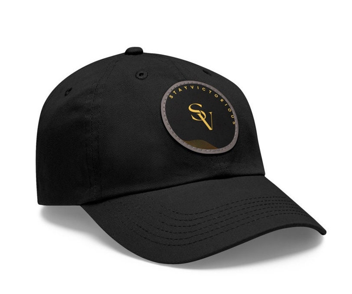 STAY VICTORIOUS!! Leather Cap - Etsy